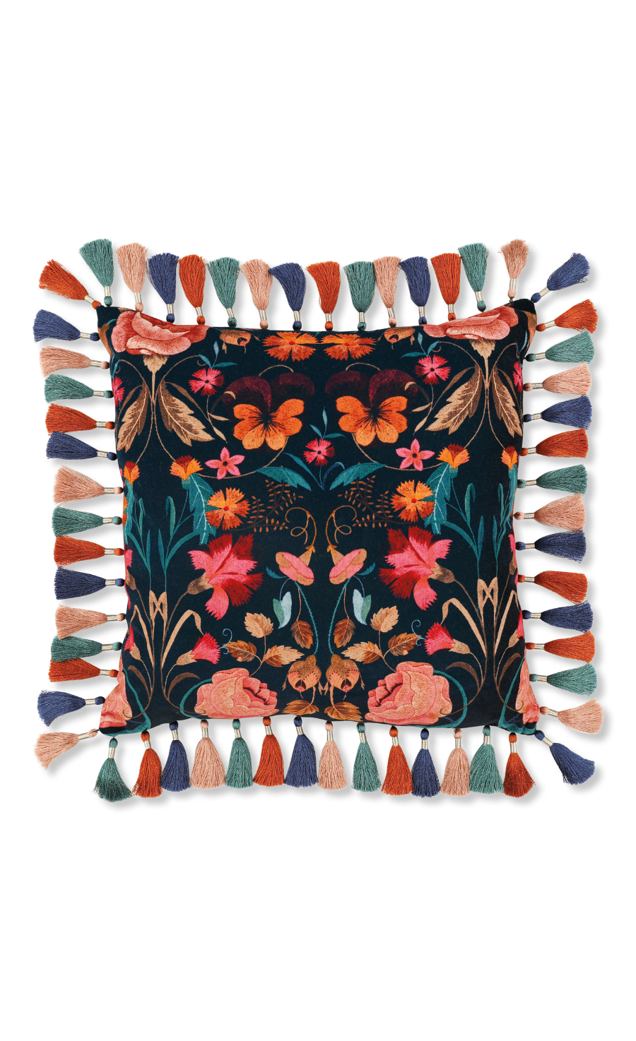 Bonita Velvet Cushion - Rosa | Cushions | Temperley x Romo – Temperley London (INT)