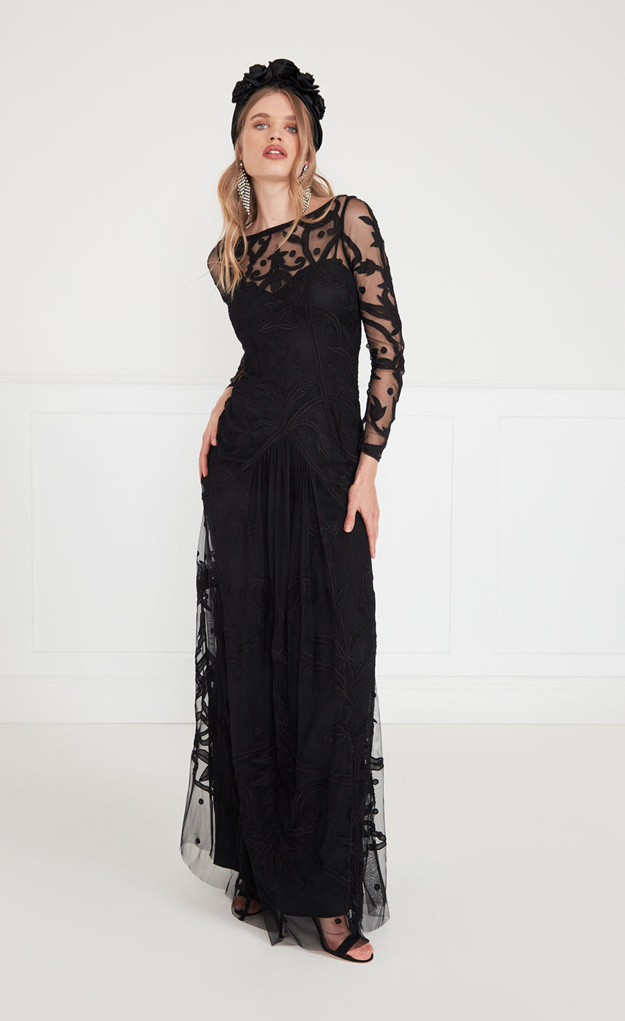 Francine Tattoo Dress - Black | Dresses and Jumpsuits | Temperley ...