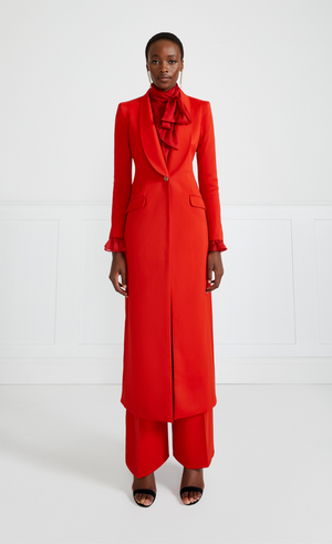 Oaklee Coat - Poppy Red | Coats and Jackets | Temperley London – Temperley London (INT)