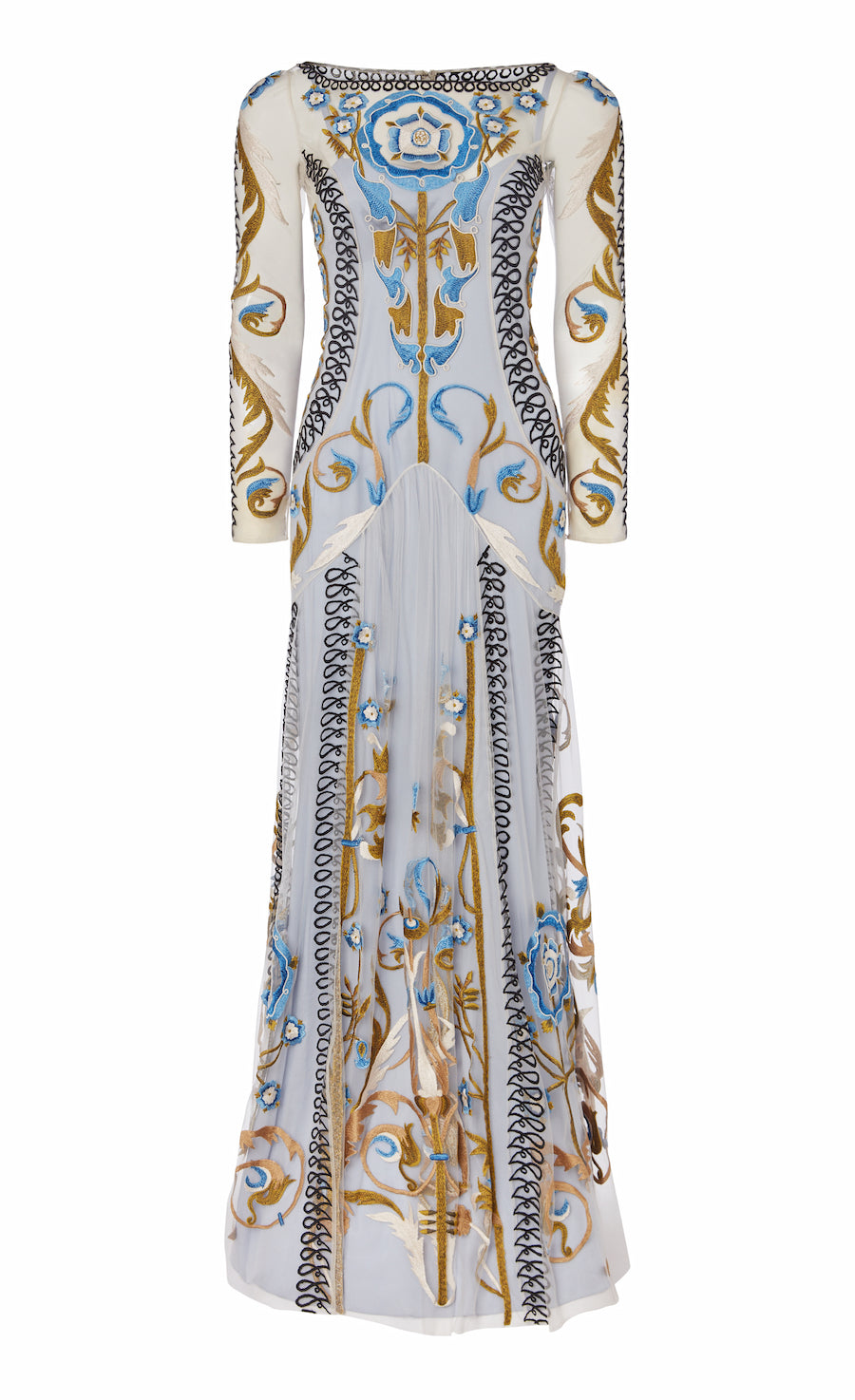 Alessia Sleeved Dress - Halogen Blue | Dresses & Jumpsuits | Temperley ...
