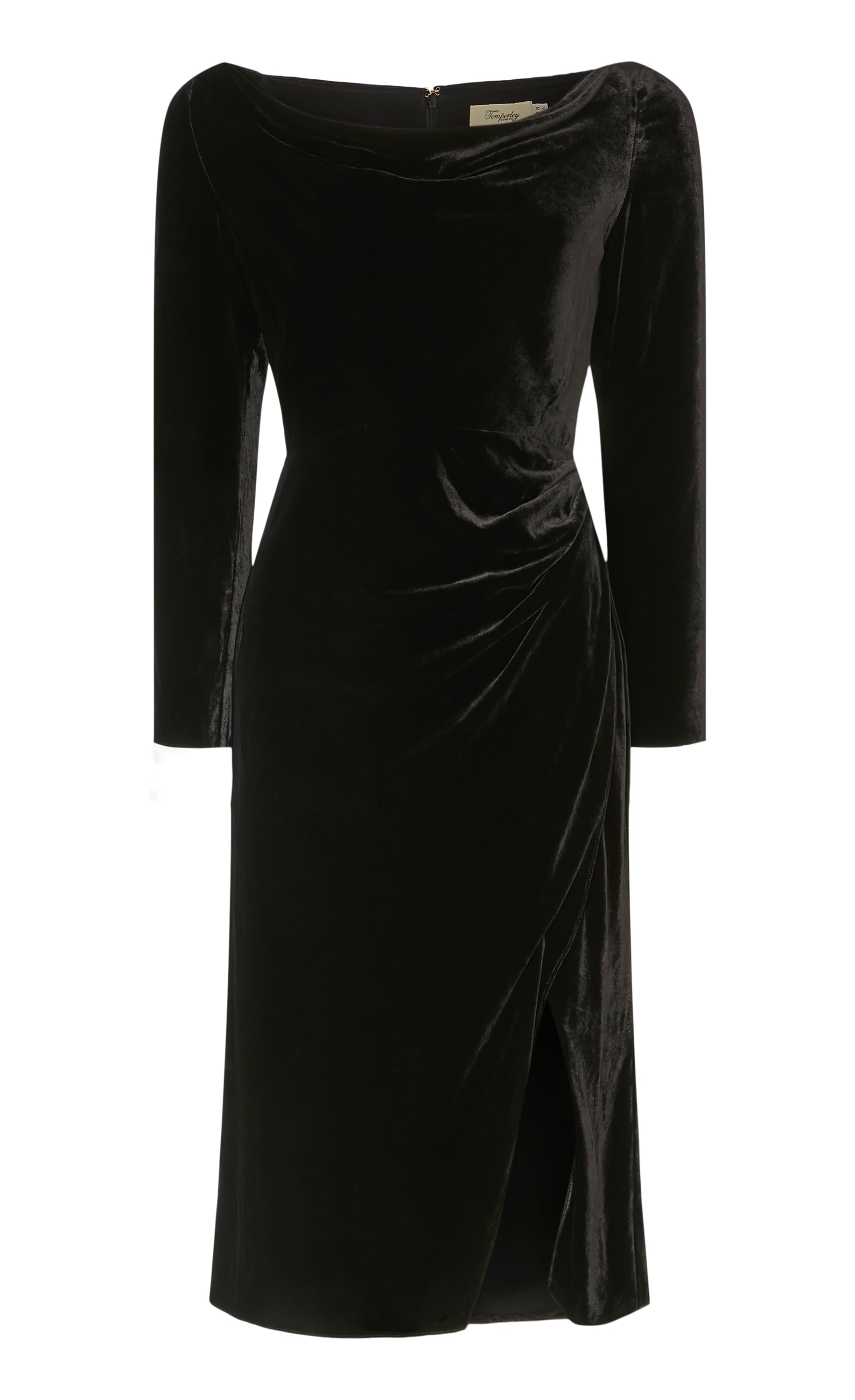 Pompidou Draped Dress - Black | Dresses & Jumpsuits | Temperley London ...