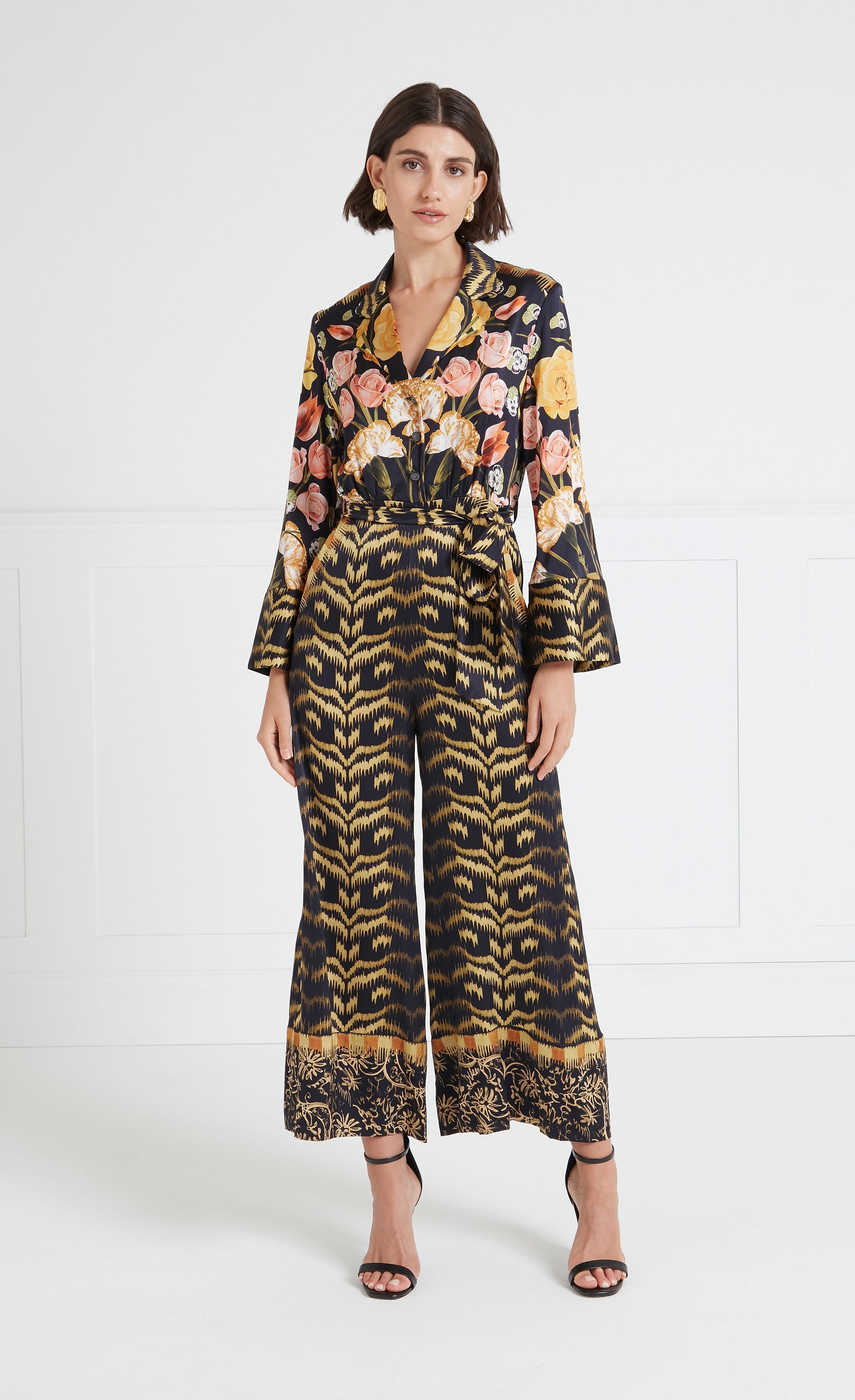 Cleo Jumpsuit - Black | Dresses & Jumpsuits | Temperley London – Temperley London (INT)